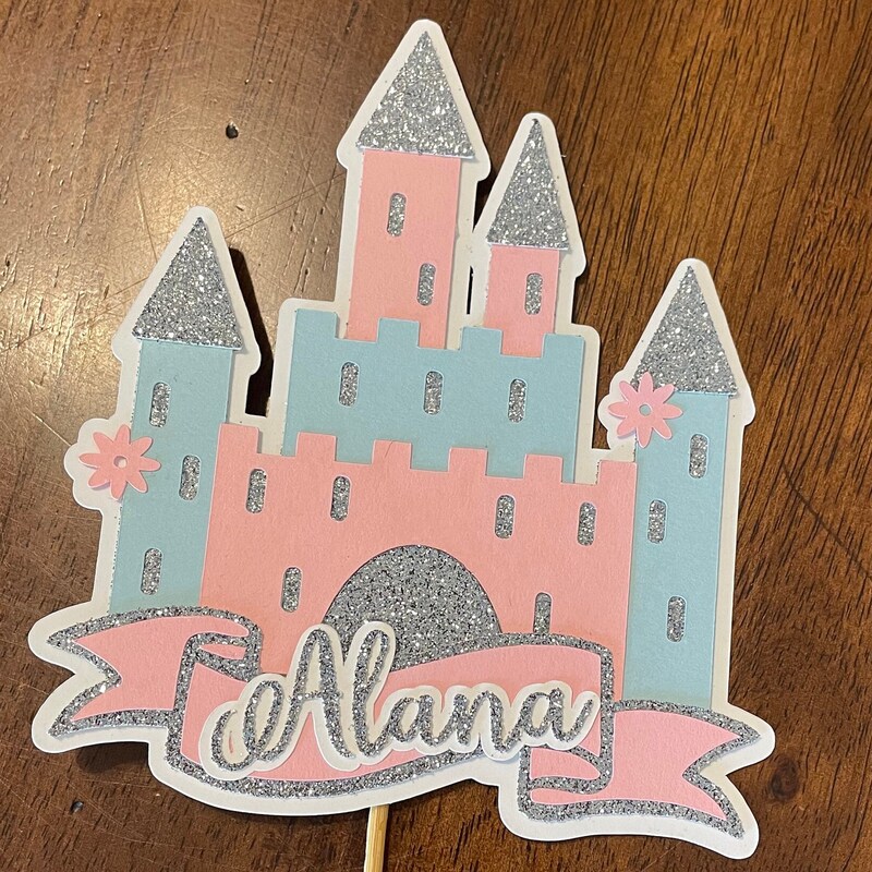 Castle Cake Topper - Etsy