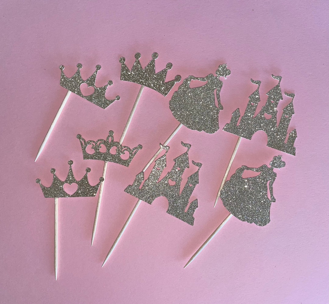 Princess Theme Cupcake Toppers - Etsy