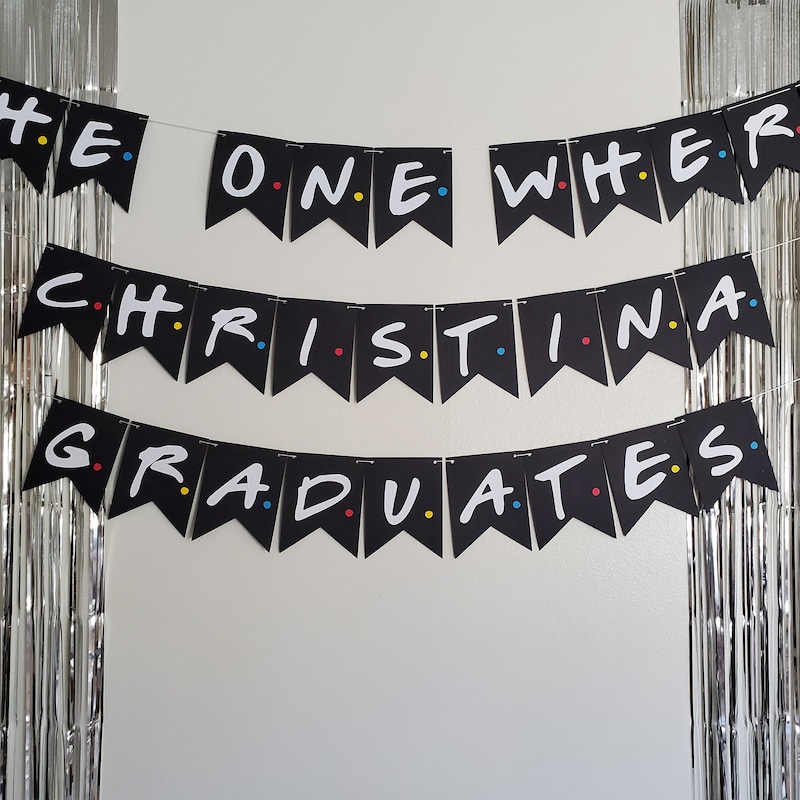 Friends Graduation Banner - Etsy