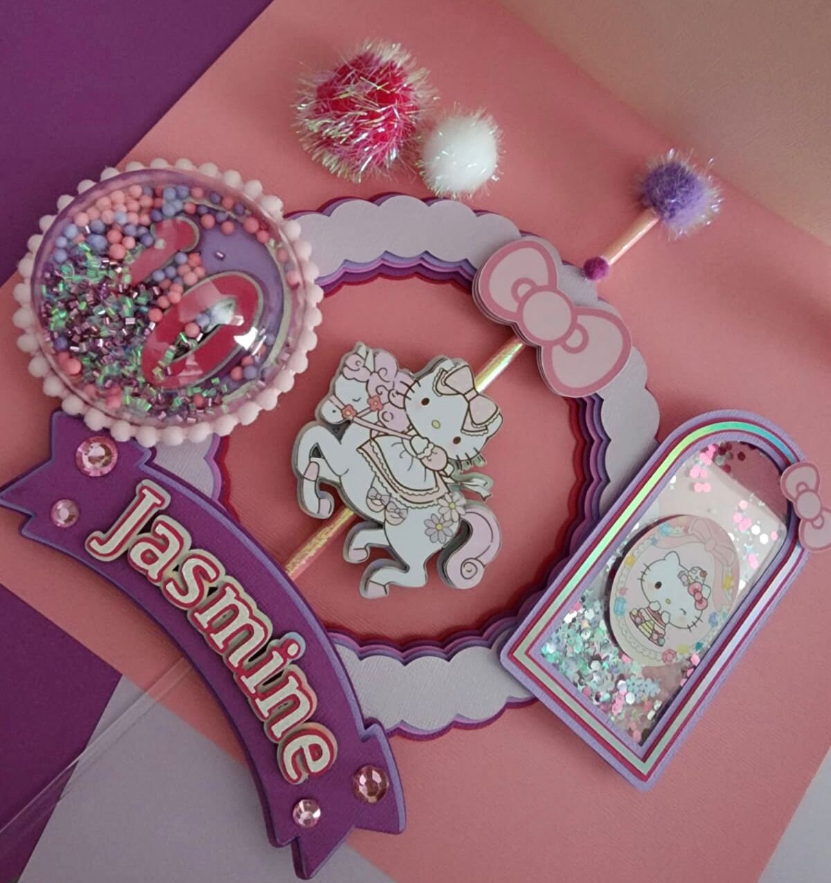 Hello Kitty Cake Topper, Cake Topper Hello Kitty, Hello Kitty Party ...