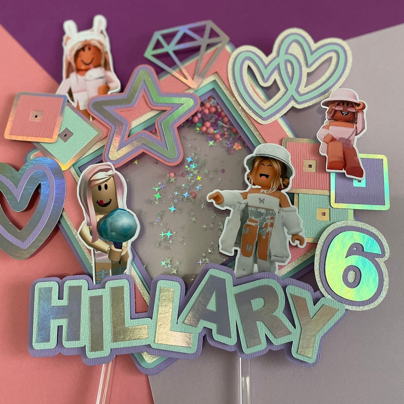 Roblox Cake Topper - Etsy