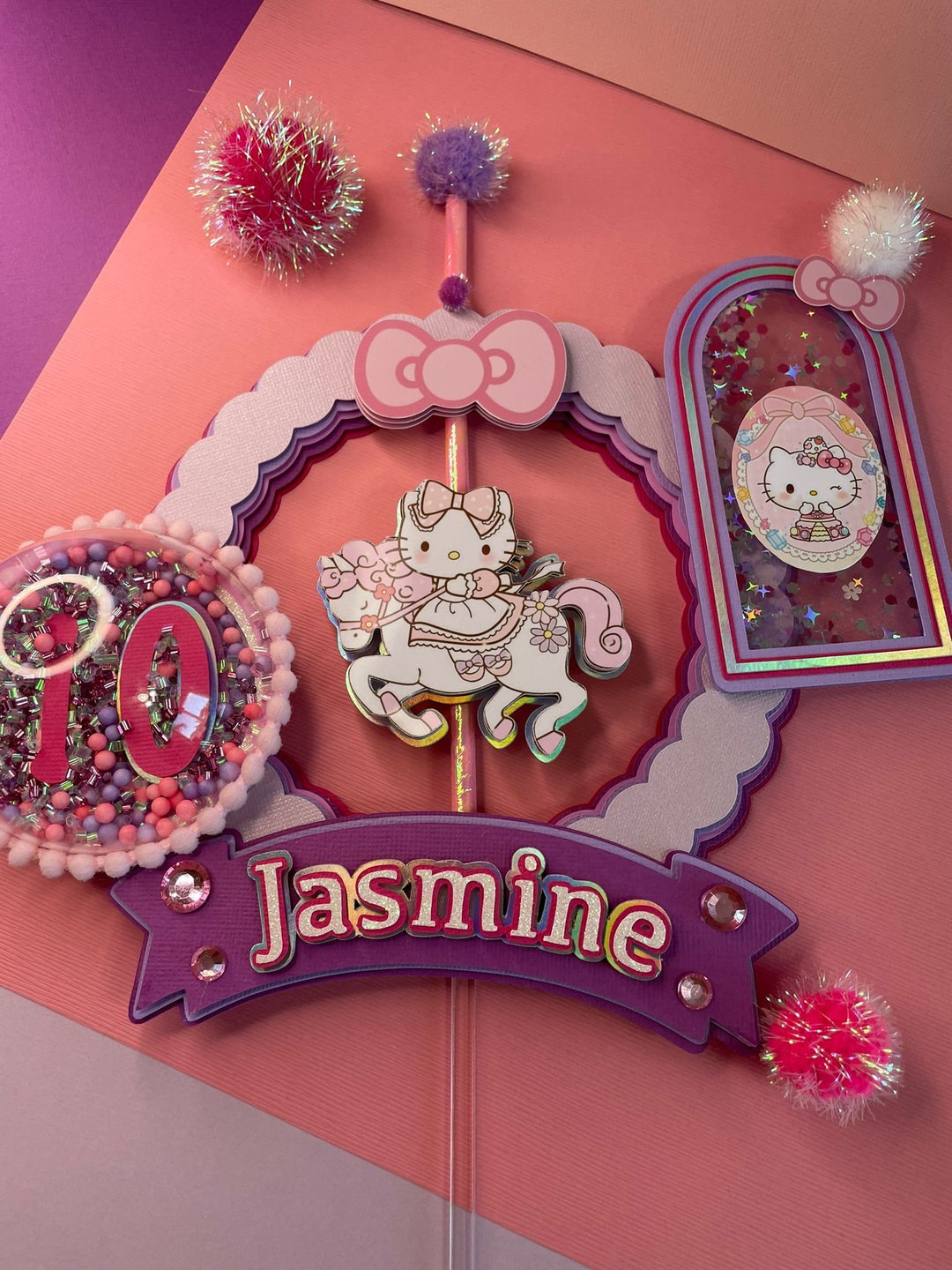 Hello Kitty Cake Topper, Cake Topper Hello Kitty, Hello Kitty Party ...