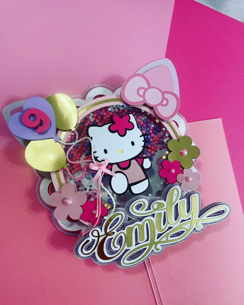 Hello Kitty Cake Topper Cake Topper Hello Kitty Hello Kitty - Etsy