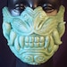 Latex Face Mask Foo Dog Chinese Lion Tattoo Style - Etsy