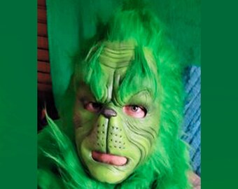 Grinch Half Mask - Etsy