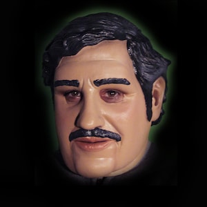 Pablo Patrón Escobar Latex Mask, Narcos Costume Mask, Halloween Prop ...