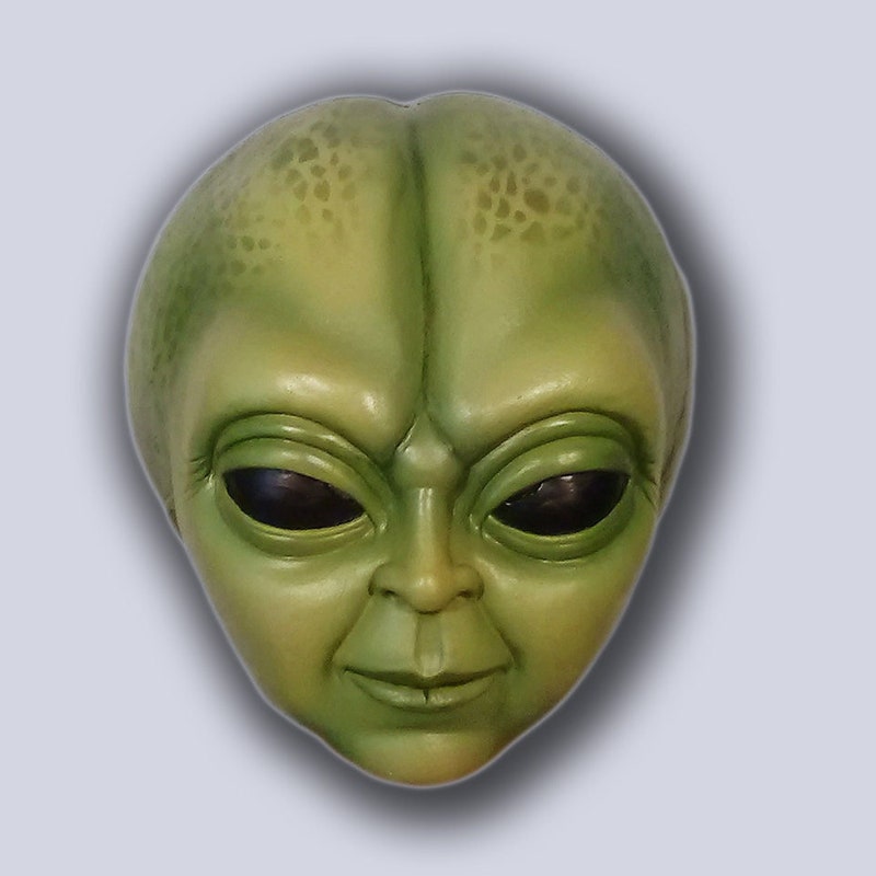 Green Alien Mask - Etsy