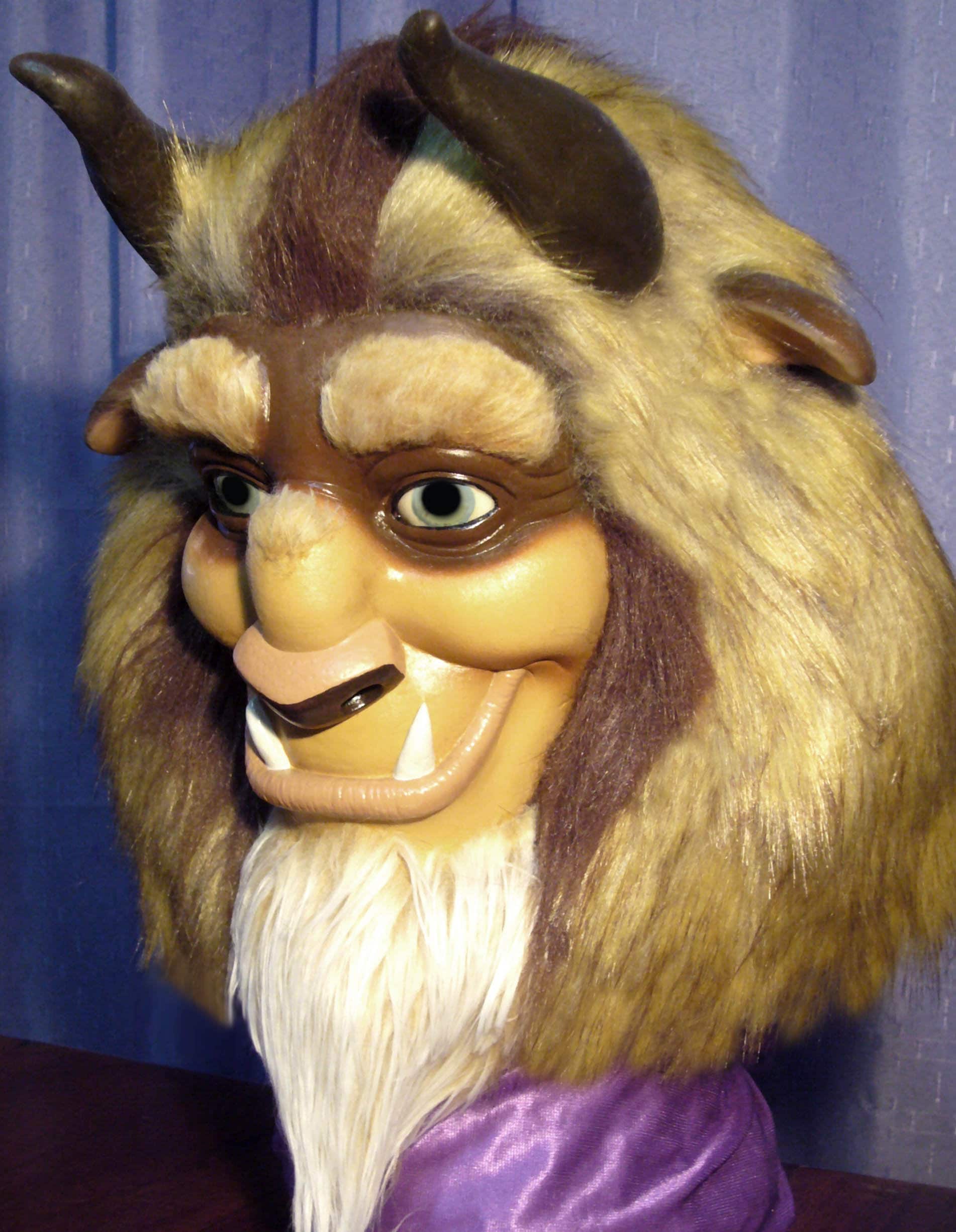 Beauty a Beast Latex Mask, Fantasy Movie, Fairy Tales, Cosplay, Cartoon ...