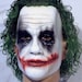 Joker Latex Mask Joker Mask Clown Prankster Cosplay - Etsy