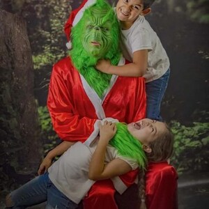 The Grinch Latex Mask Jim Carrey Movie Christmas Green Mask - Etsy