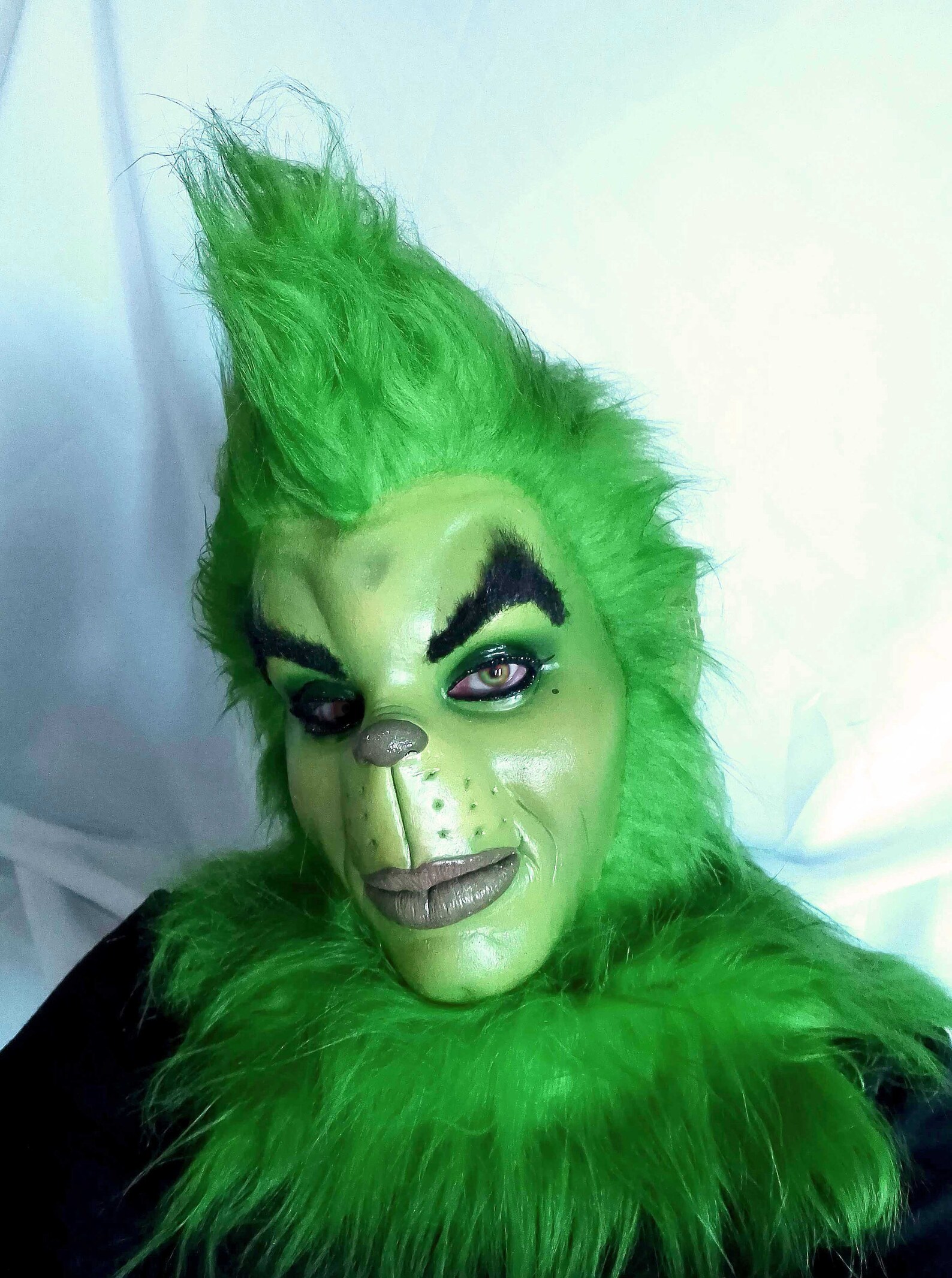 Grinch Latex Mask Version 2 Wider Inside Christmas Green - Etsy