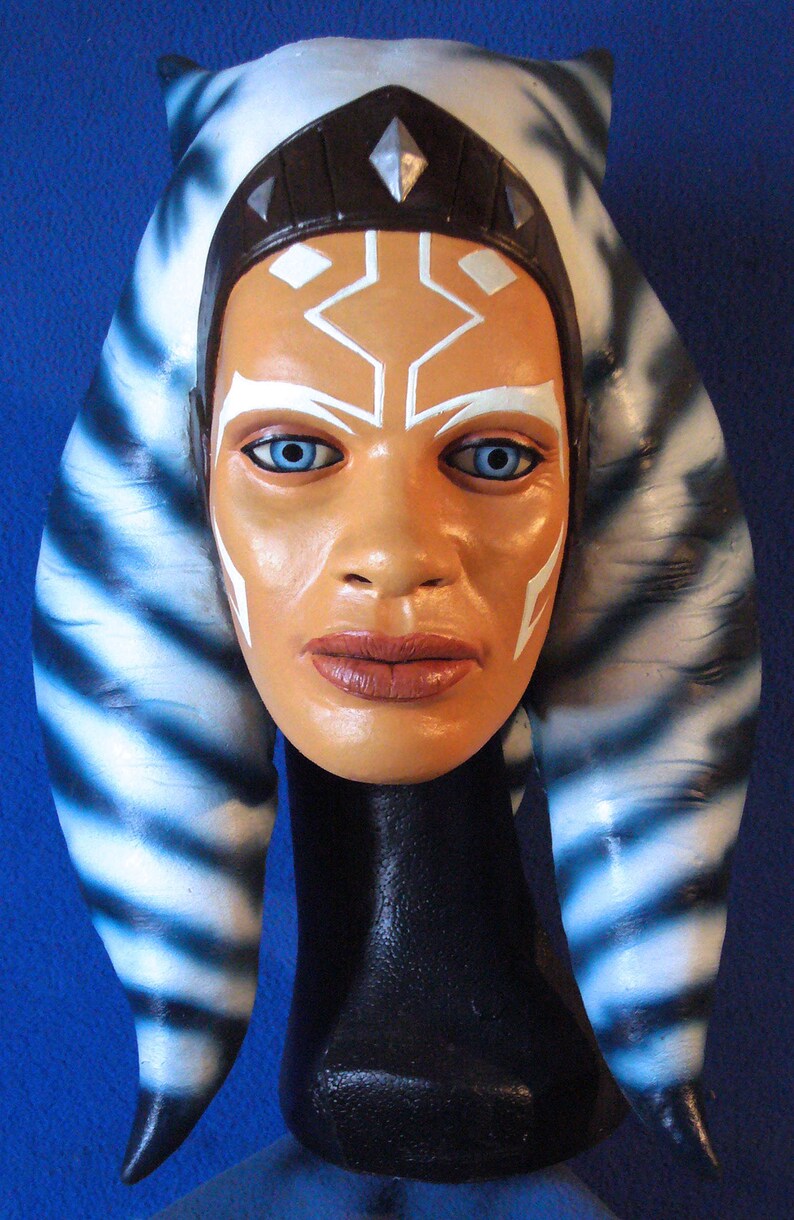 Asoka Latex Mask, Star Jedi Custome, Cosplay. - Etsy