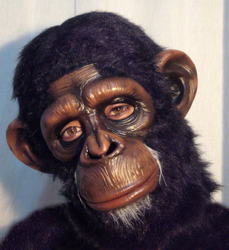 Chimp Latex Mask Planet of the Apes Primate Mask | Etsy