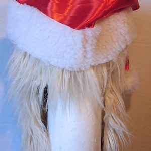 Santa Claus Half Mask, Santa Claus Mask, Red Xmas Cosplay, for ...