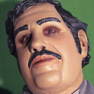 Pablo Patrón Escobar Latex Mask, Narcos Costume Mask, Halloween Prop ...