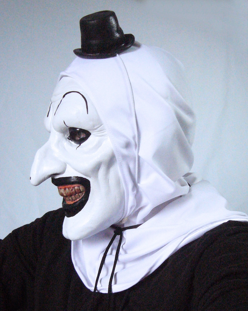 Art Scary Clown Latex Mask, Killer Clown Costume, Halloween Cosplay - Etsy