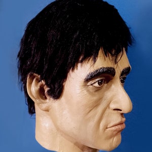 Scarface, Tony Scar Latex Mask, Gangster Mask, the World is Yours ...