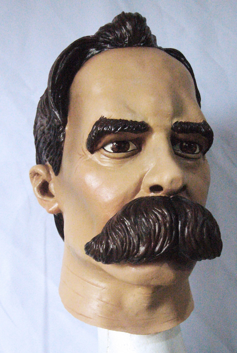 Nietzsche Latex Mask, Übermensch Mask, Existentialism, Zarathustra ...