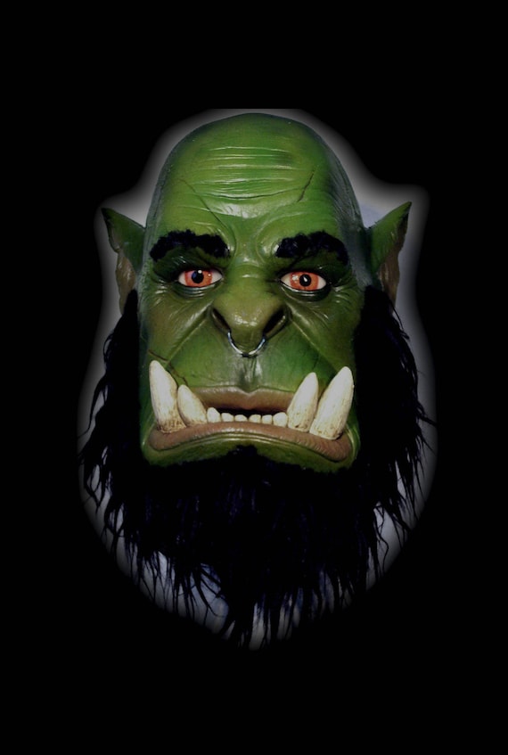 Ogre Latex Mask World of War for Beast Fantasy Cosplay - Etsy