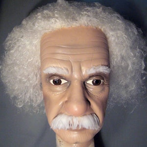 Albert Einstein Latex Mask, Brillant Mind, Physicist Mask, Scientific ...