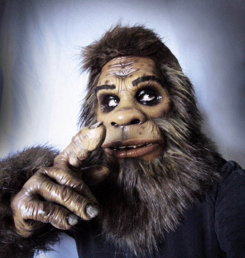 Bigfoot Latex Hand Gloves,(pair), Sasquatch, Yeti, Halloween Costume ...