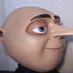 Despicable Me Latex Mask, Felonius Gru Mask, Villan Costume, Cosplay - Etsy