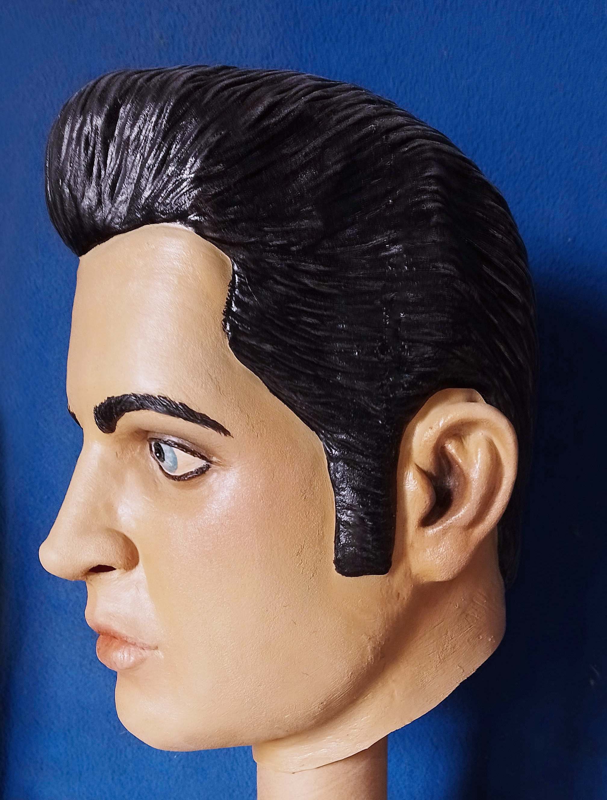 Elvis Presley Latex Mask, the King of Rock and Roll Cosplay, Costume ...