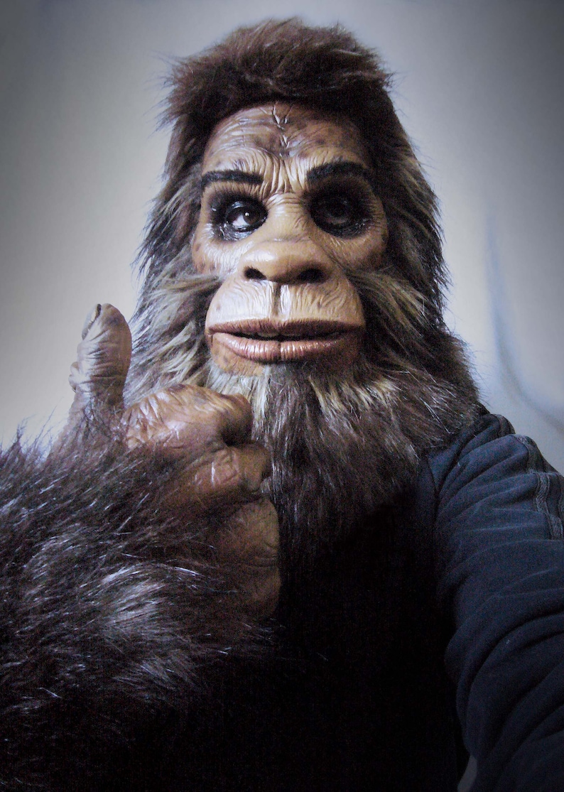 Bigfoot Mask Sasquatch Latex Mask Yeti Custome Forest - Etsy