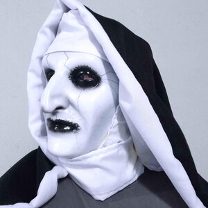 Valak Demon Nun Latex Mask, , Scary Movie, Horror Costume, Halloween - Etsy
