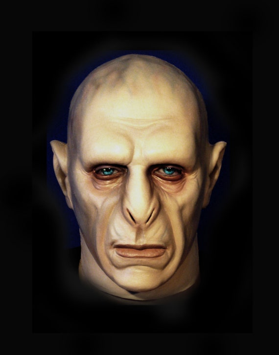 Dark Lord Magician Latex Mask Wizard School cosplay Costume - Etsy