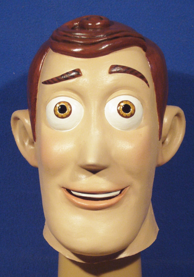Sheriff Woody Toy Story Latex Mask, for Toy Movie Costume, Cowboy ...