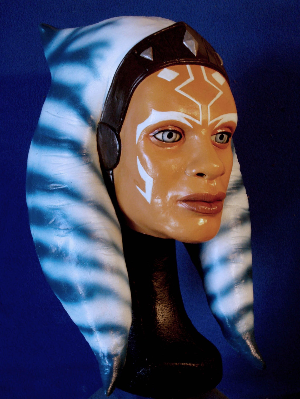 Asoka Latex Mask Star Jedi Custome Cosplay. - Etsy