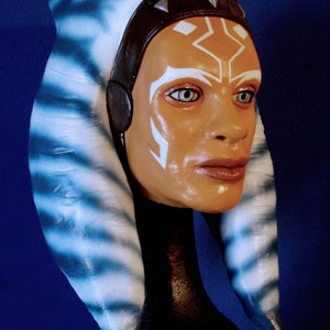Asoka Latex Mask, Star Jedi Custome, Cosplay. - Etsy