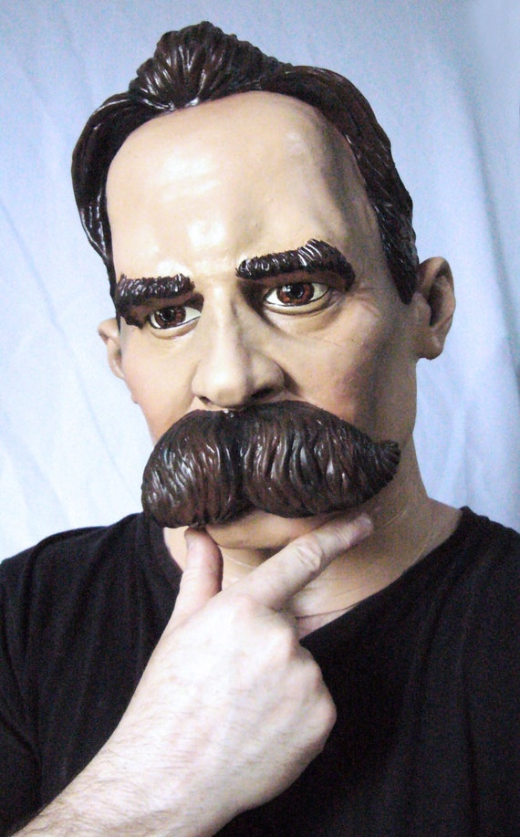 Nietzsche Latex Mask Übermensch Mask Existentialism - Etsy