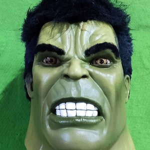 Hulk Latex Mask, the Incredible Man Movie, Green Avengers, Cosplay - Etsy