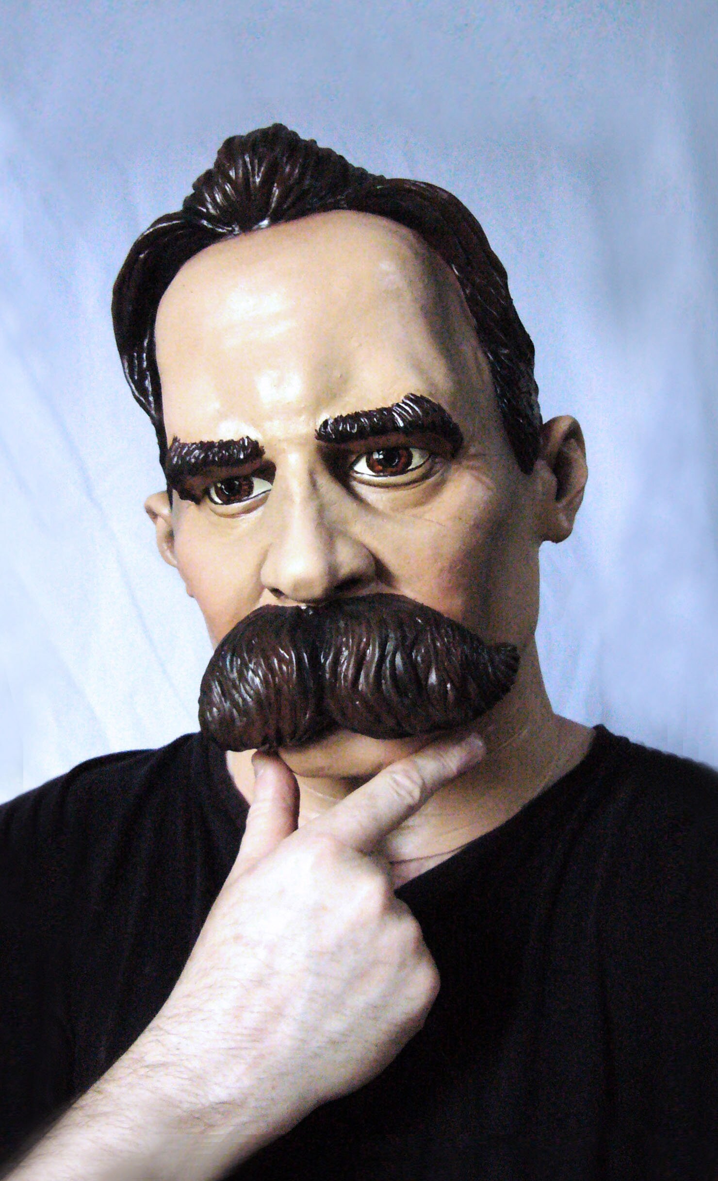 Friedrich Nietzsche Latex Mask Übermensch mask | Etsy