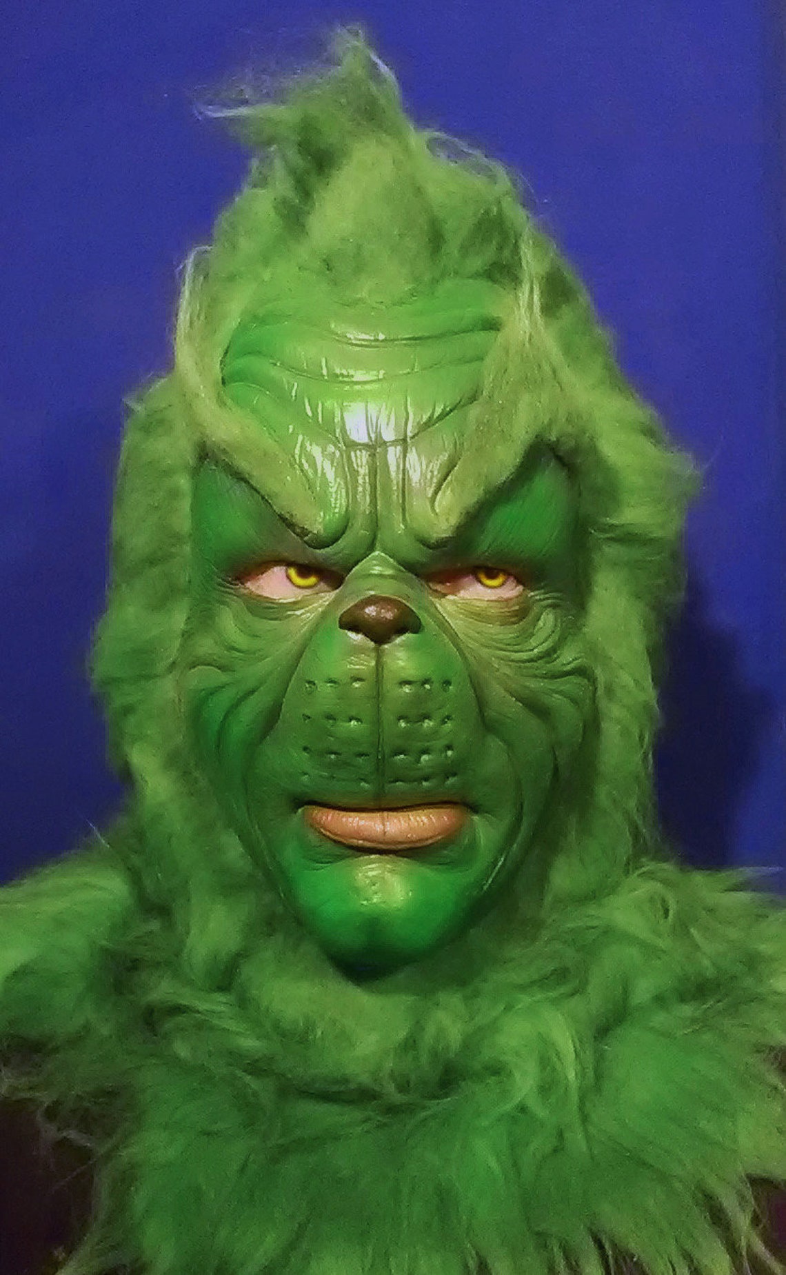 The Grinch Latex Mask Jim Carrey Movie Christmas Green Mask - Etsy UK
