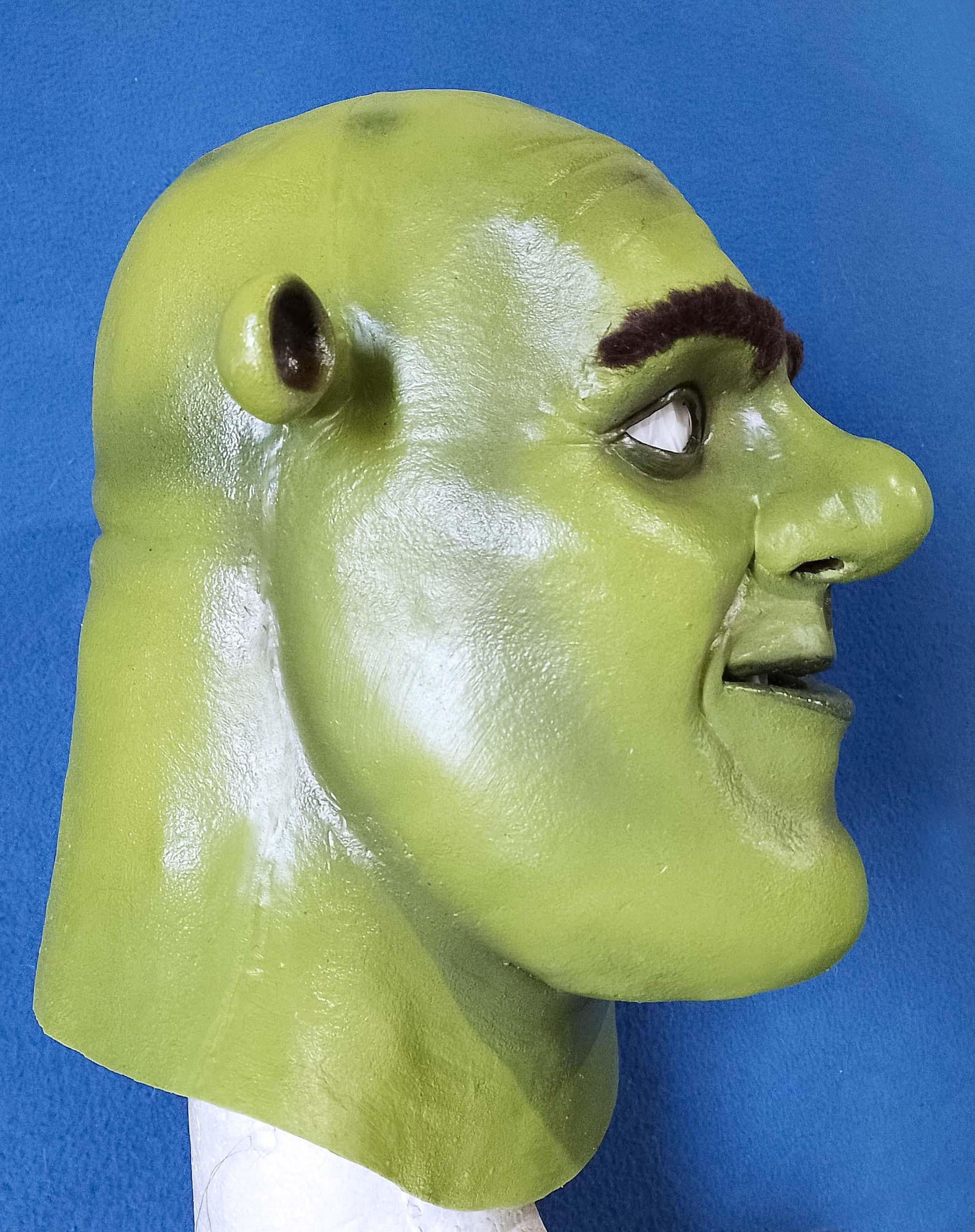 Shrek Latex Mask, Green Ogre Mask, Fairy Tale Cosplay, Far Far Away ...