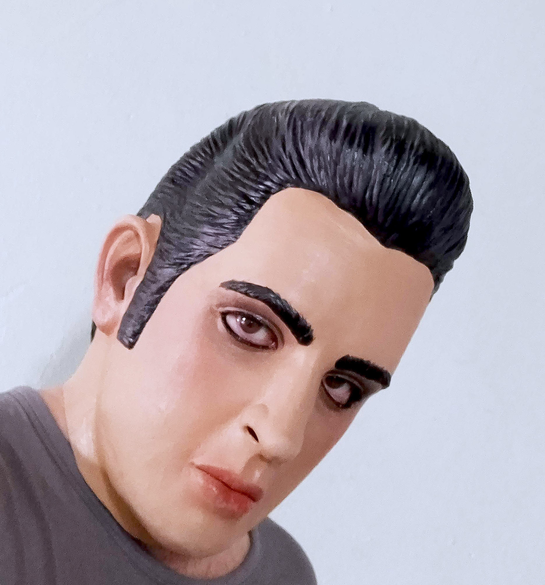 Elvis Presley Latex Mask, the King of Rock and Roll Cosplay, Costume ...