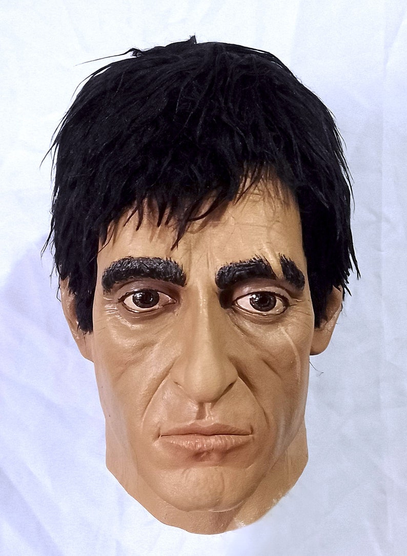 Scarface, Tony Montana Latex Mask, Gangster Mask, the World is Yours ...