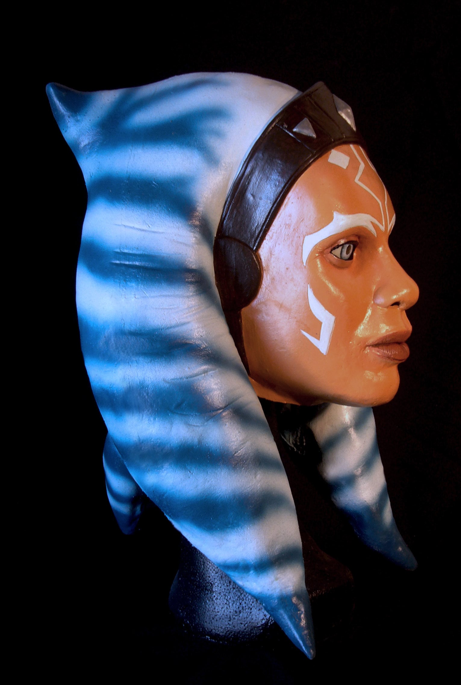 Asoka Latex Mask Star Jedi Custome Cosplay. - Etsy UK