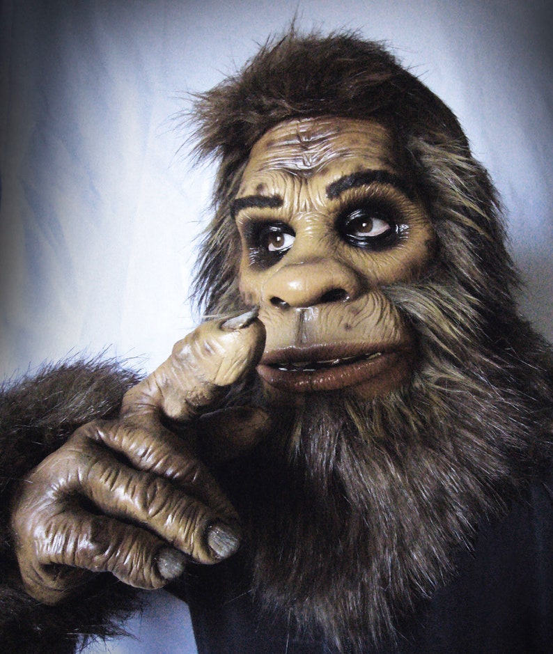 Bigfoot Mask Sasquatch Latex Mask Yeti Custome Forest | Etsy
