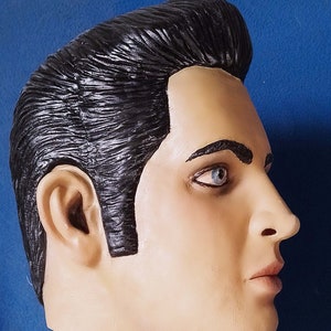 Elvis Presley Latex Mask, the King of Rock and Roll Cosplay, Costume ...