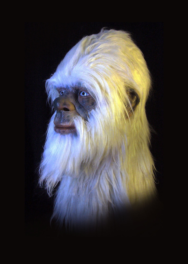 Yeti Latex Mask Abominable Snowman Mask Rakshasa Custome - Etsy México