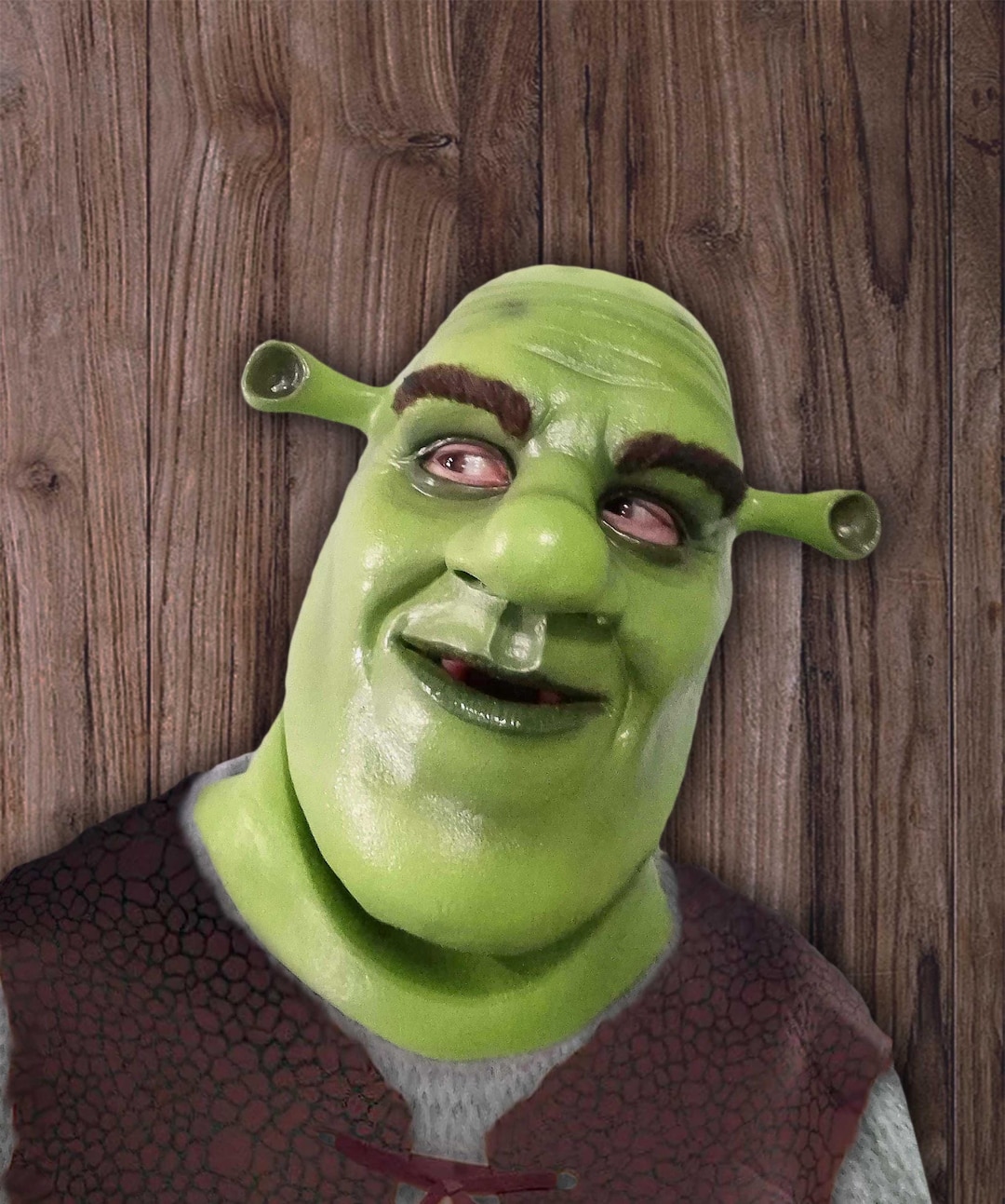 Shrek Latex Mask, Green Ogre Mask, Fairy Tale Cosplay, Far Far Away ...