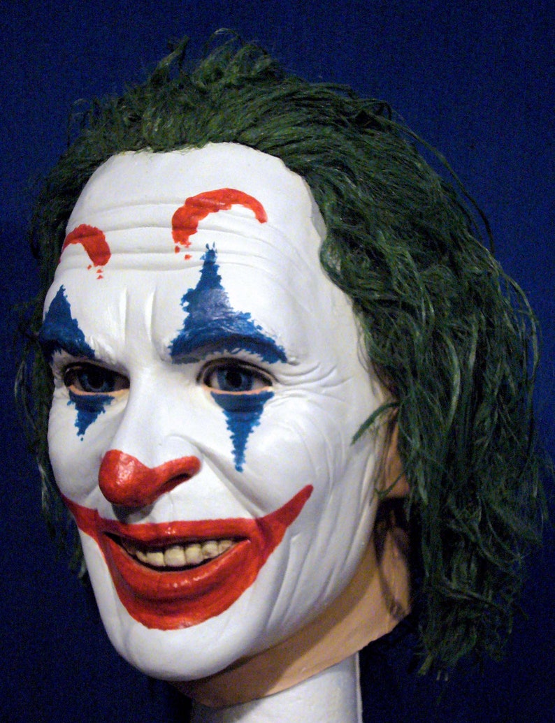 Joker Latex Mask Guasón Mask Smiling Clown Happy Face - Etsy