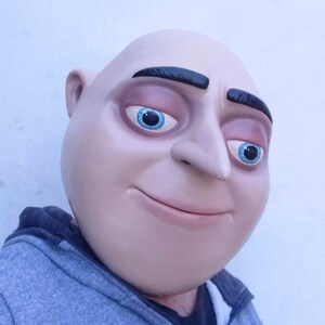 Despicable Me Latex Mask, Felonius Gru Mask, Villan Costume, Cosplay - Etsy