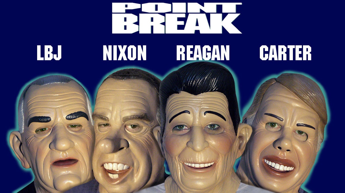 Richard Nixon Latex Mask Point Break movie President mask | Etsy