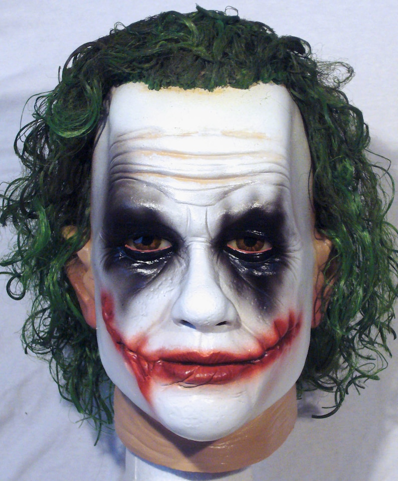 Joker Latex Mask Guasón Mask Clown Prankster Cosplay - Etsy