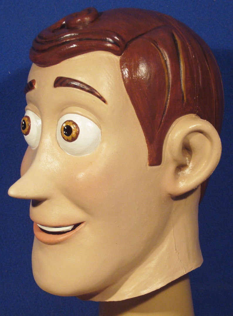 Sheriff Woody Toy Story Latex Mask, for Toy Movie Costume, Cowboy ...
